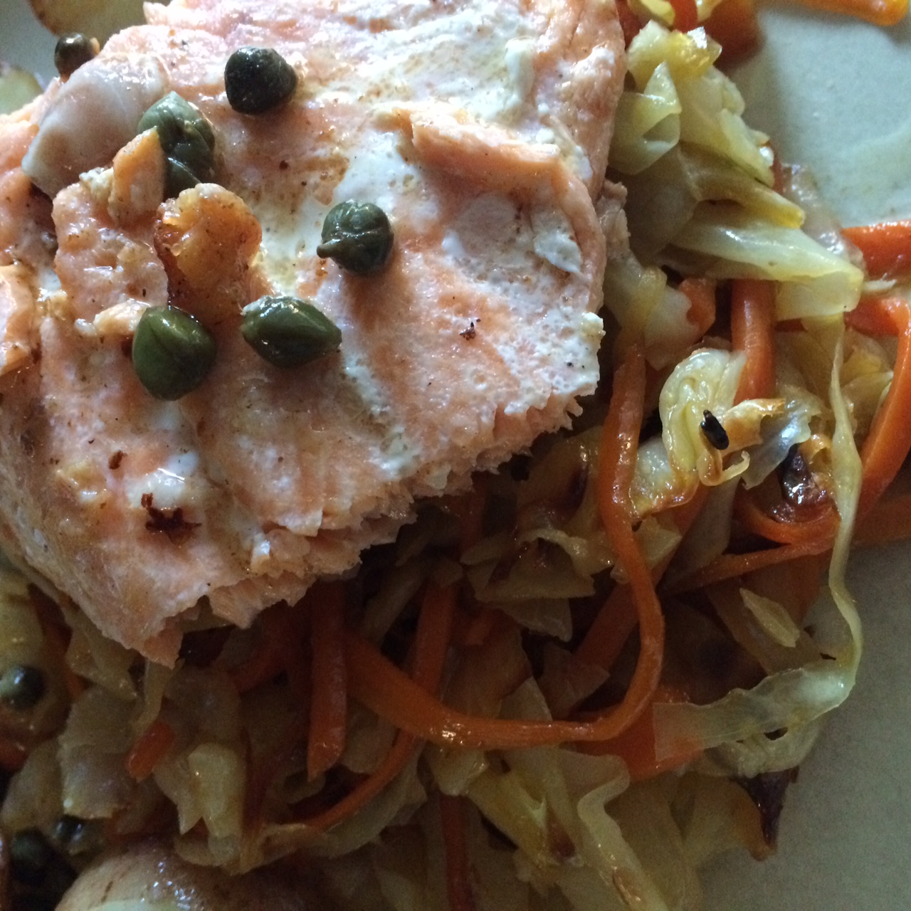 Ishavsrøye, or Arctic Char with Cabbage and Potatoes - Food With Thought